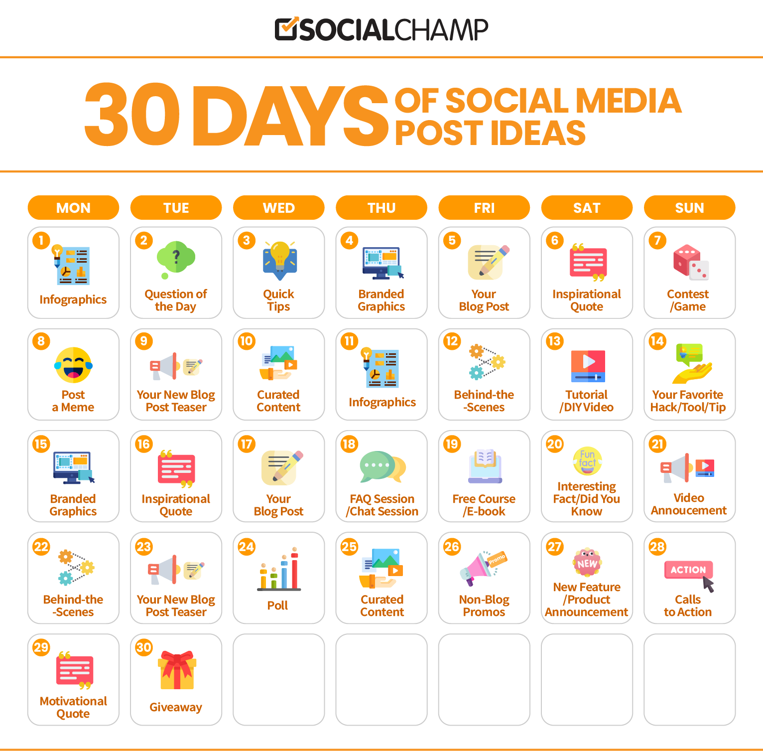 Gu a Del Calendario De Contenido De Redes Sociales 2021 Todo Lo Que
